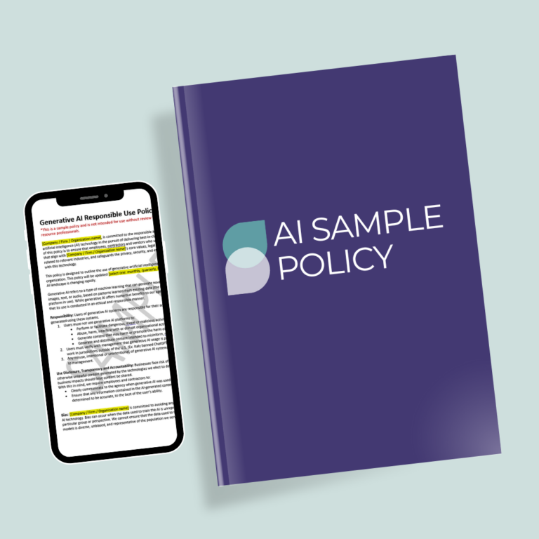 Generative AI: A Sample Policy for Organizations - Furia Rubel ...